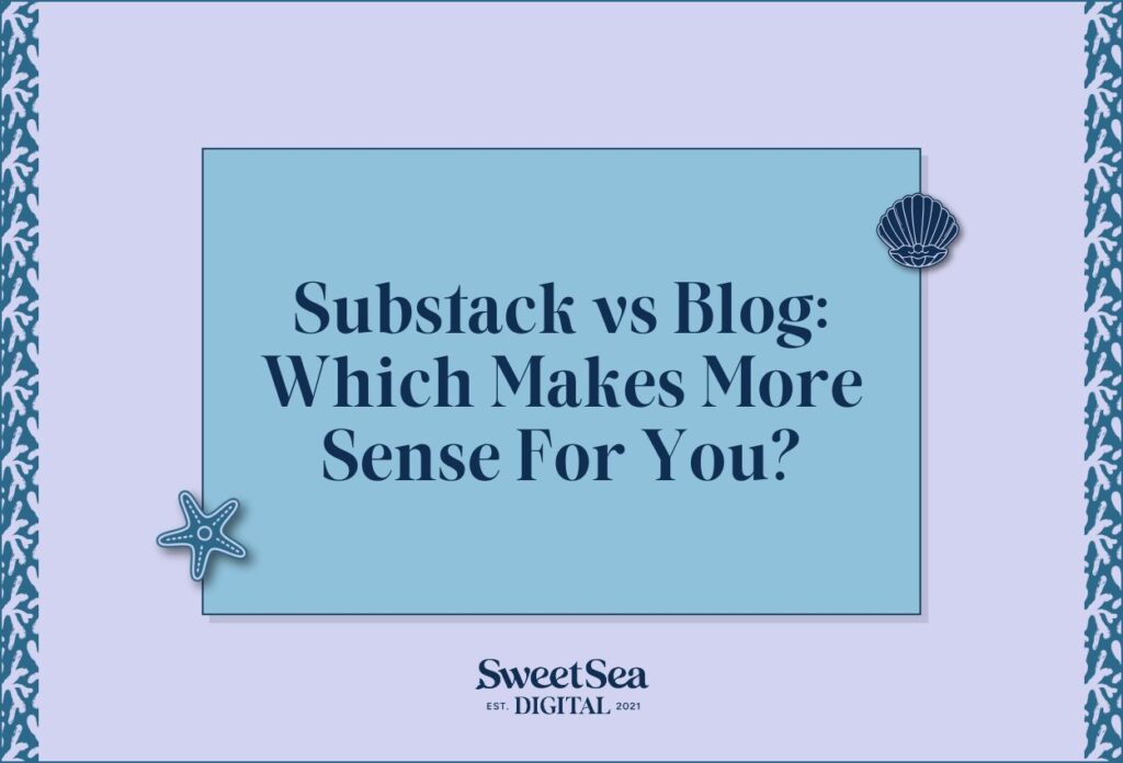 Blog vs Instagram: What's Better to Start? (2025) | SweetSea Digital
